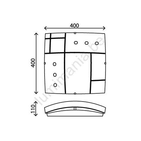 Briloner 3636 016 Plafonnier Led Dimmable Agiled Led22w230v Lumimania