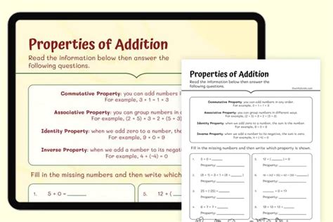 Properties Of Addition Worksheets For Grade 1 Workybooks