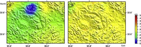 Okadas Rectangular Dislocation Model Fitted Interferogram A And Download Scientific Diagram