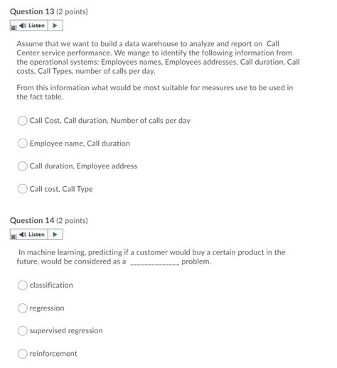 Solved Saved Question 9 2 Points Listen On Of The Big