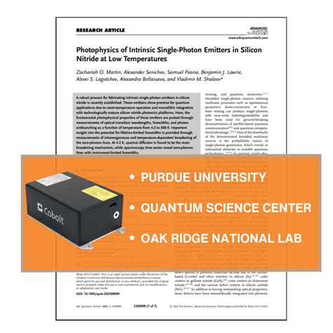 Exploring Single Photon Emission In Silicon Nitride HÜbner Photonics