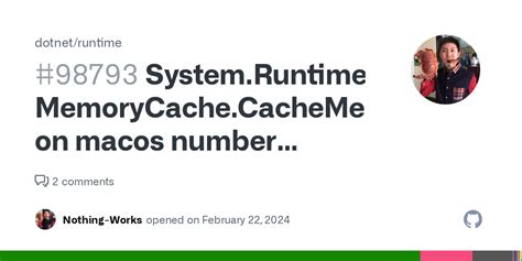 System Runtime Caching MemoryCache CacheMemoryLimit On Macos Number Seems Not Correct Issue