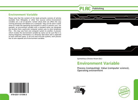 Environment Variable 978 620 1 51596 3 6201515968 9786201515963