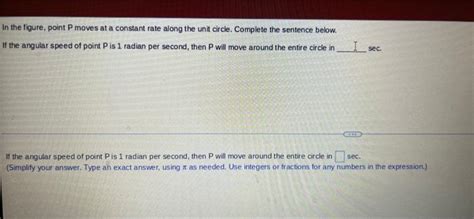 Solved In The Figure Point P Moves At A Constant Rate Along