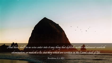 Revelation KJV Desktop Wallpaper And There Shall In No Wise Enter Into It Any