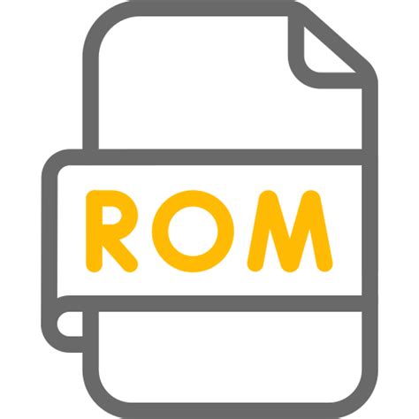 Rom File Generic Color Outline Icon