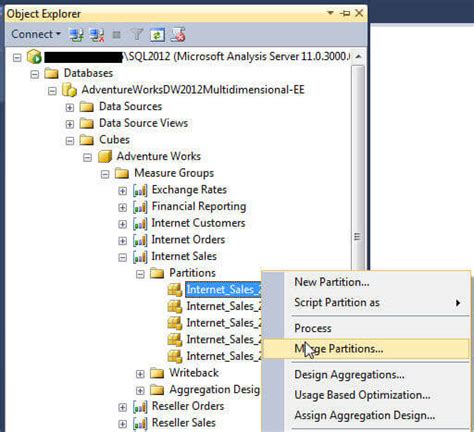 Ssas Partition Maintenance And Processing