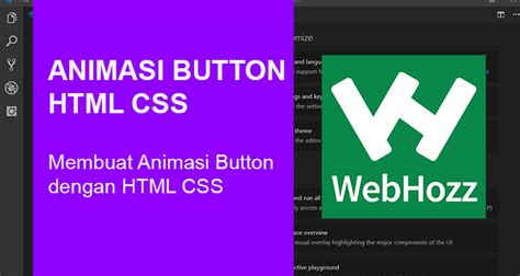 Belajar Html Css Membuat Animasi Button Webhozz Blog