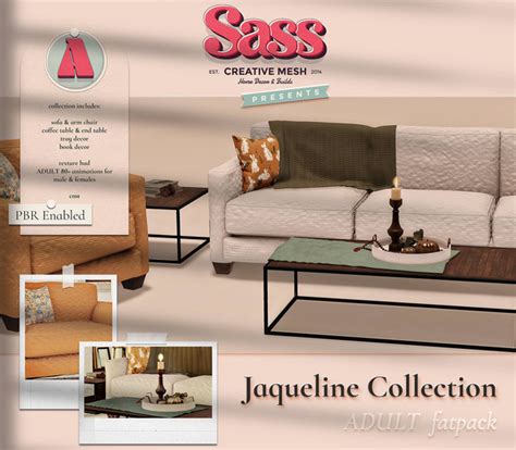 Second Life Marketplace Sass Jaqueline Collection Fatpack Adult