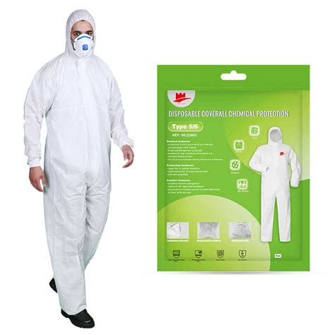 Cheap Nonwoven Fabric Hazmat Suit Sms Ppe Anti Static Isolation Gown