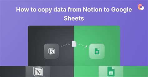 How To Copy Data From Notion To Google Sheets