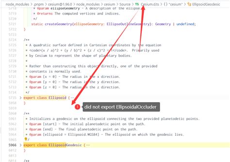 Cesiumdts Did Not Export Ellipsoidaloccluder · Issue 10700
