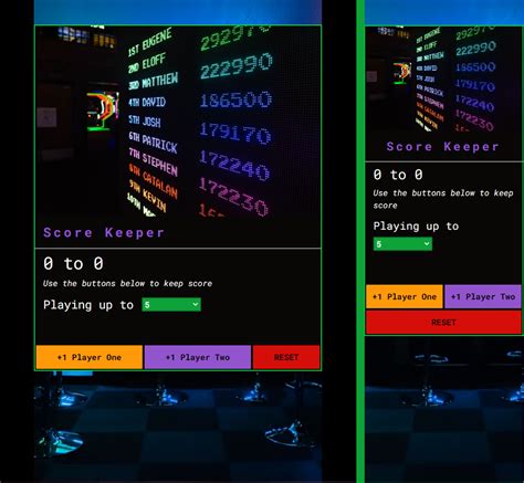 Github Iamxdave Scorekeeper Simple Javascript Css Html Web Application To Count Scores For