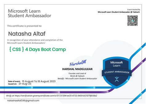 Natasha Altaf On Linkedin Mlsa Css Csstricks Bootcamp Frontenddeveloper Developer Mlsa