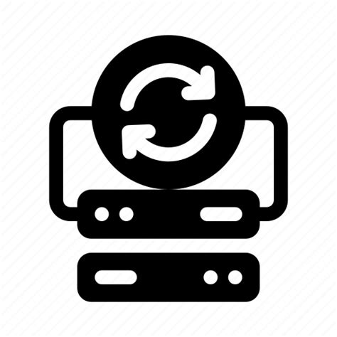 Server Refresh Reload Database Data Storage Hosting Icon