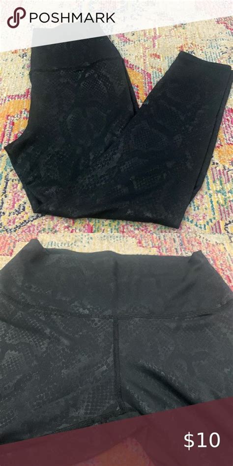 Black Python Print Work Out Pants Python Print Pant Shopping Pants