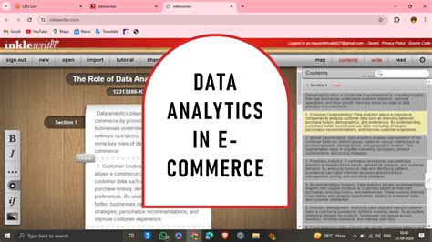 The Role Of Data Analytics In E Commerce