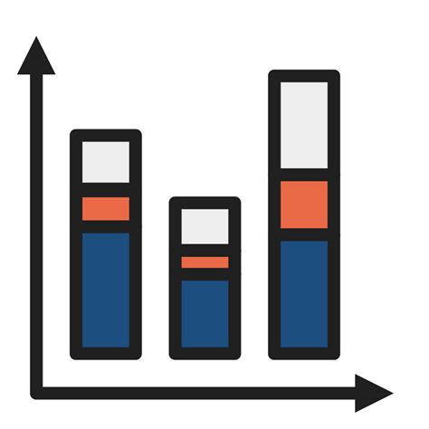 Stacked Bar Chart Vector SVG Icon SVG Repo