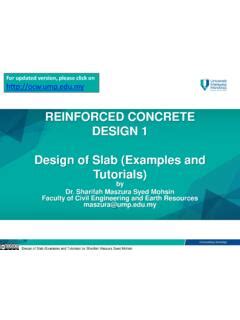 REINFORCED CONCRETE DESIGN Design Of Slab Examples Reinforced Concrete Design Design Of