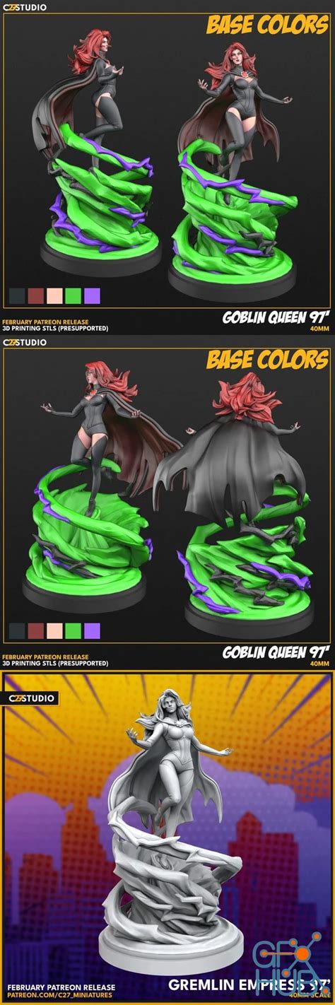 3d Print Model Goblin Queen 97 Gremlin Empress 97 135381