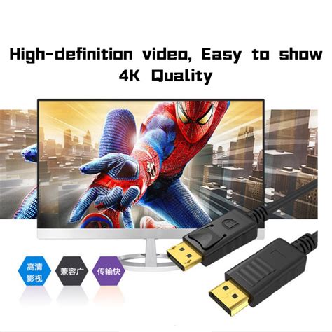 Display Port Cable M Meter Dp To Male K P DisplayPort Wayar D Kabel Cabel Wire