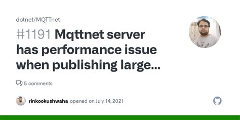 mqttnet server has performance issue when publishing large messages per