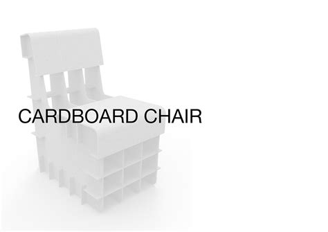 Cardboard Chair On Behance