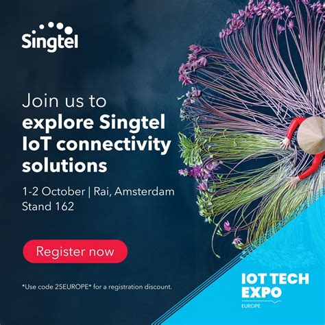 Iot Apac Iottechexpo Iottechexpoeurope Expo Europe Singtel Global Services