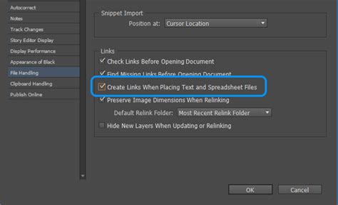 How To Insert And Link An Excel Table In Indesign