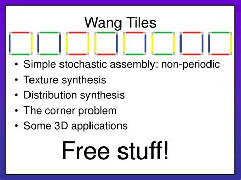 Ppt Wang Tiles For Image And Texture Generation Powerpoint Presentation Id156856