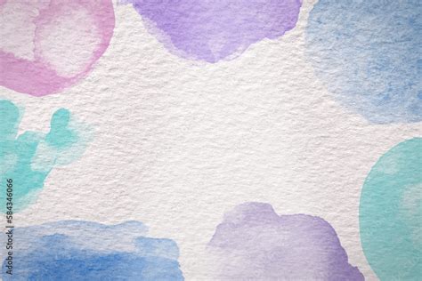 수채화 물번짐 종이 배경 Stock Illustration Adobe Stock