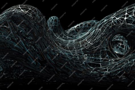 Premium Photo Parametric Abstraction Generative Ai