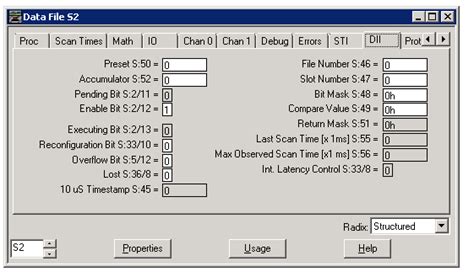 TechTalk RSLogix SLC Process Status File Xybernetics