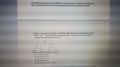 Solved 10 In General For N Distinct Integers There Are