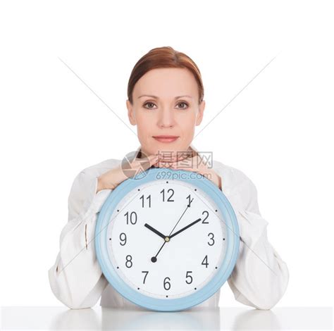 白色背景的时钟高清图片下载 正版图片502809407 摄图网