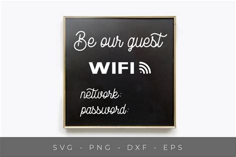 Wifi Svg Wifi Password Sign Svg Files Wifi Sign Svg Cut Etsy