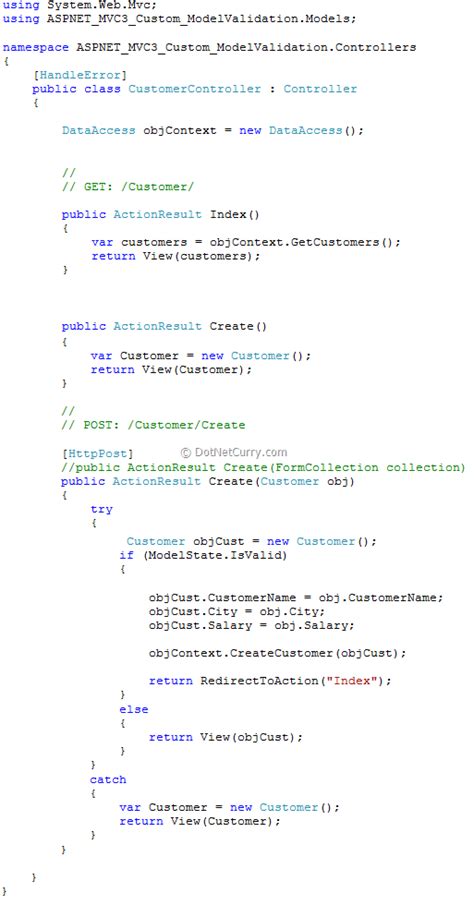 Custom Validation In Aspnet Mvc 3 Using Dataannonationsmodelvalidator