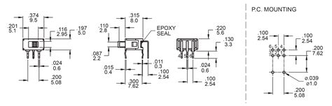 5se M6 Dpdt Rjs Electronics Ltd
