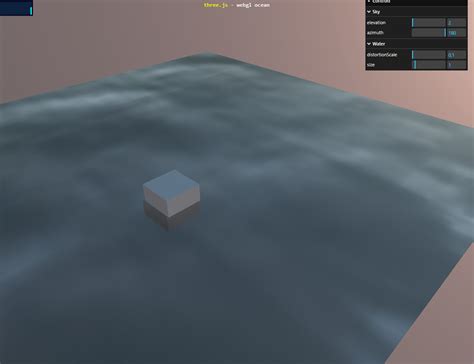 Trying To Use Webglshadersocean On A Merged Geometry Questions Threejs Forum