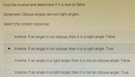 Find The Inverse And Determine If It Is True Or Fa Gauthmath