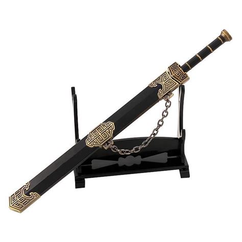 中国古代名剑秦始皇22cm武器模型金属合金摆件冷兵器的模型玩具 阿里巴巴