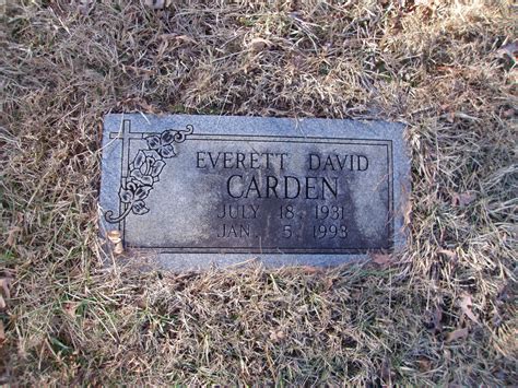 Everett David Carden 1931 1993 Find A Grave Memorial
