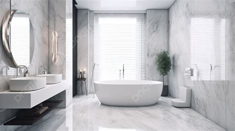 대리석 타일과 3d 디자인의 현대적인 욕실 고급 욕실 현대적인 욕실 욕실 인테리어 배경 일러스트 및 사진 무료 다운로드 Pngtree