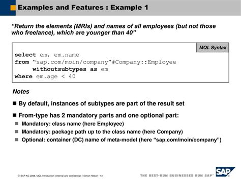 Ppt Moin Query Language Aka Mql Powerpoint Presentation Free