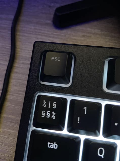 Esc Button And Tilde Button Mixed Rkeyboard
