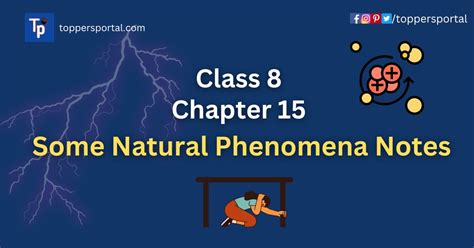 Class 8 Some Natural Phenomena Notes 2022 Toppers Portal