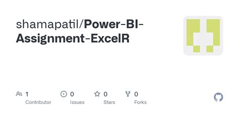 Github Shamapatilpower Bi Assignment Excelr