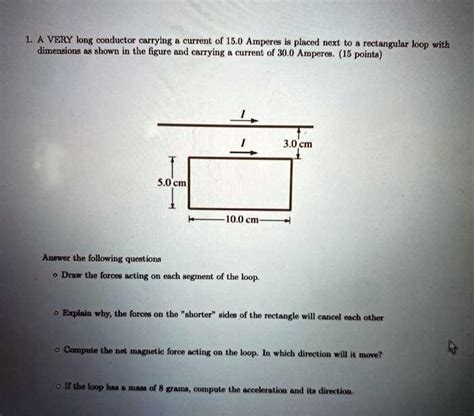 solved a very long conductor carrying current of 15 0 amperes is placed
