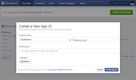Oauth Facebook Login For Aspnet Mvc Website With Example Tutlane