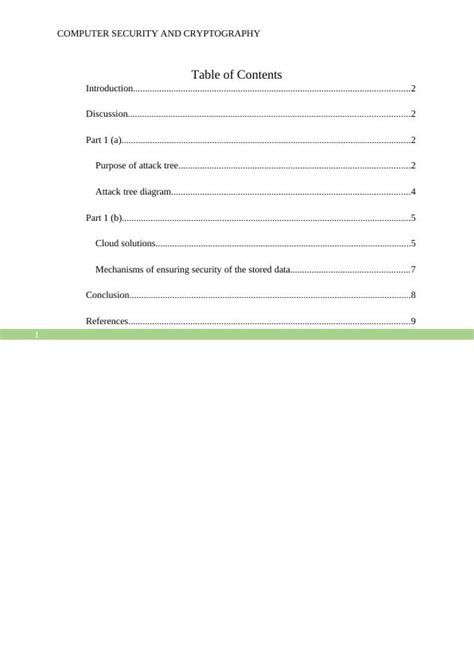 University Computer Security And Cryptography Report Cm3104